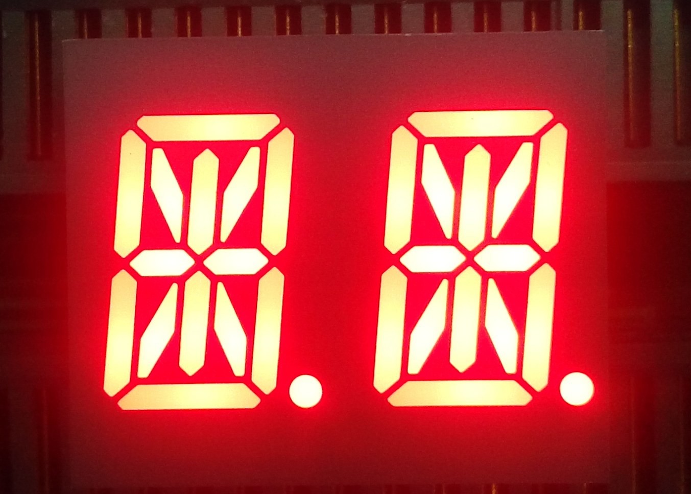NINGUNA exhibición de segmento de 6910 LED, temporero de funcionamiento ...